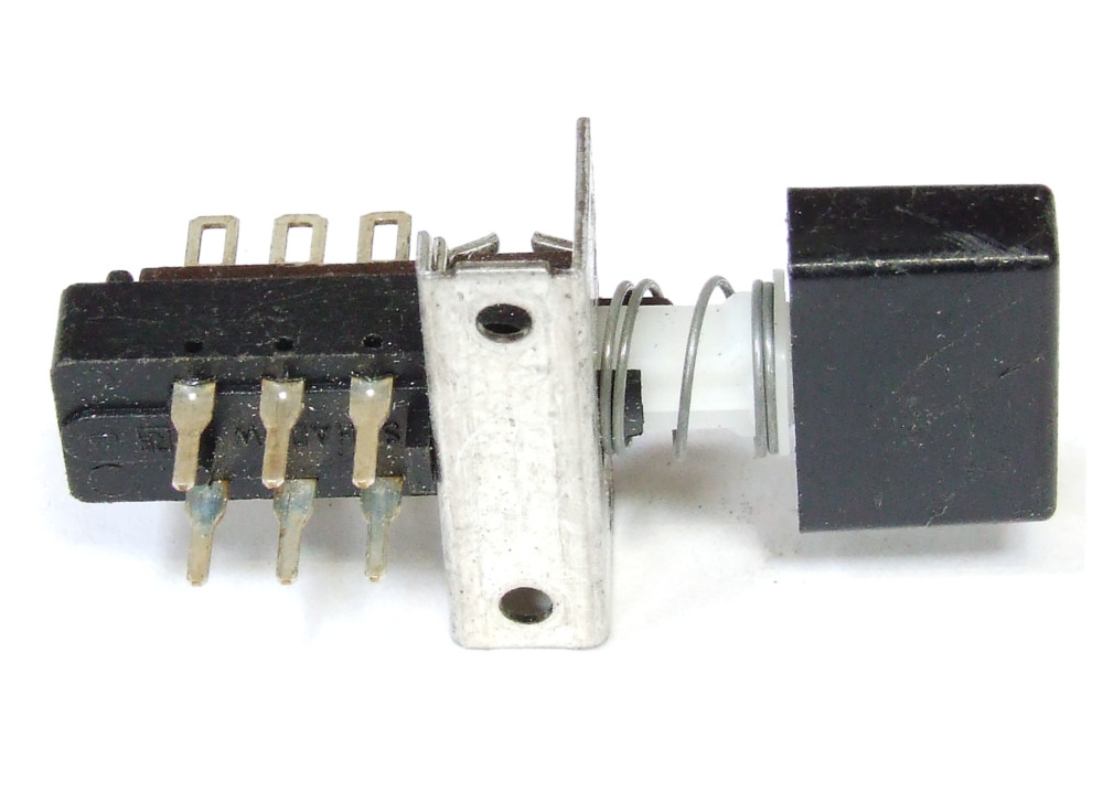 Schadow Push Button Switch DPDT / Drucktastenschalter Taster rastend 6 ...