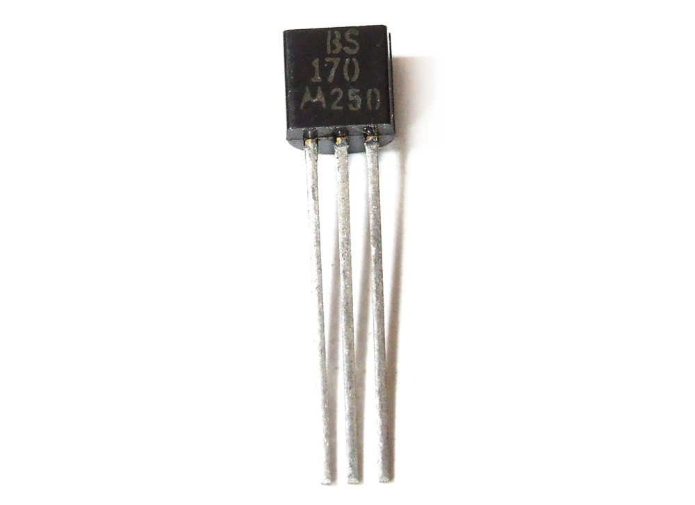 2x Motorola BS170 Small Signal MOSFET Switching Transistor TO-92 60V ...