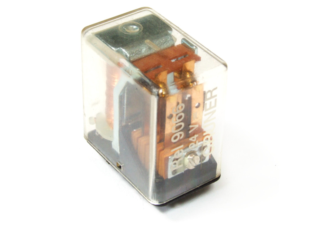 Gruner REL 9066 24V Cradle Relay w/ Solder Tags 8-Pin / Kamm-Relais ...