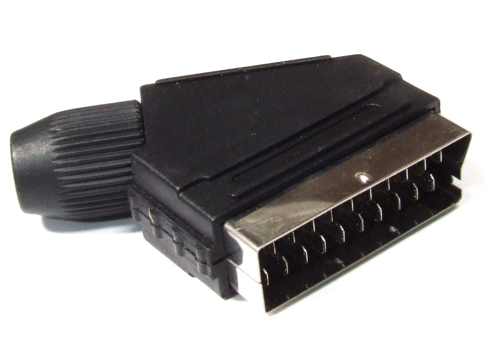 21-Pin SCART Male Adapter Plug Connector / Euro-AV Stecker Löt ...