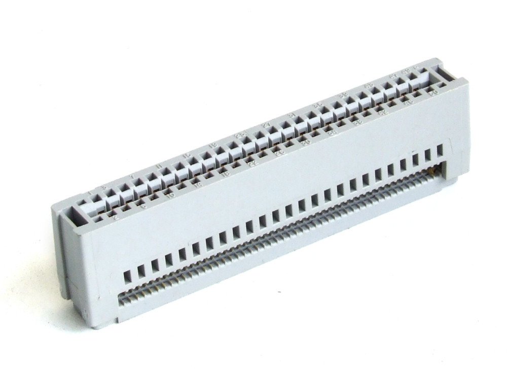 3M 50-Pin IDC Card Edge Connector f/ Ribbon Cable Mounting ...