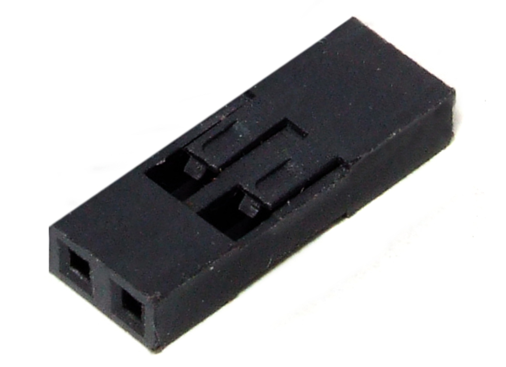 2-Pin Single Row Crimp Housing Connector Socket Female Dupont / Buchse ...