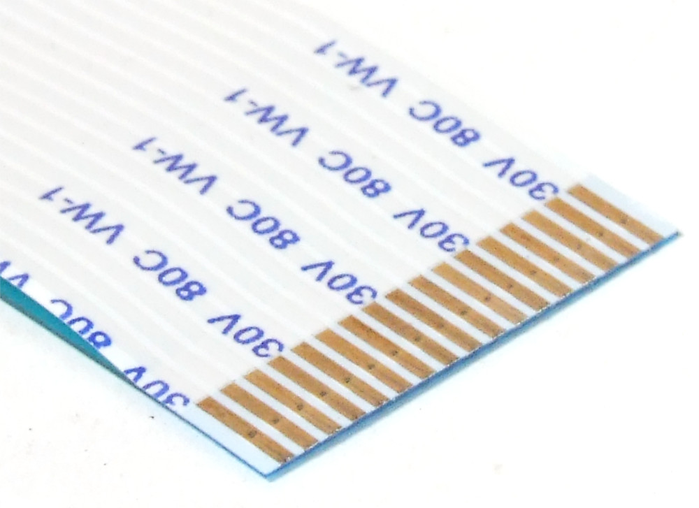 17-Pin 1mm FFC Flat Flex Ribbon Cable Same Side / Flexibles ...