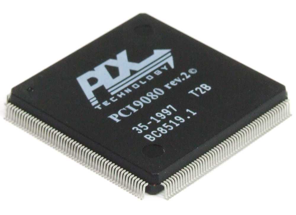 PLX PCI9080 PCI Bus Master Interface Chip I/O Accelerator SMD IC QFP-208 0.5mm