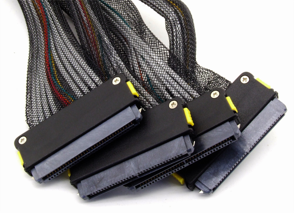 SAS SCSI SFF-8484 32-Pin 4-Connector Data Multilane Internal Cable ...