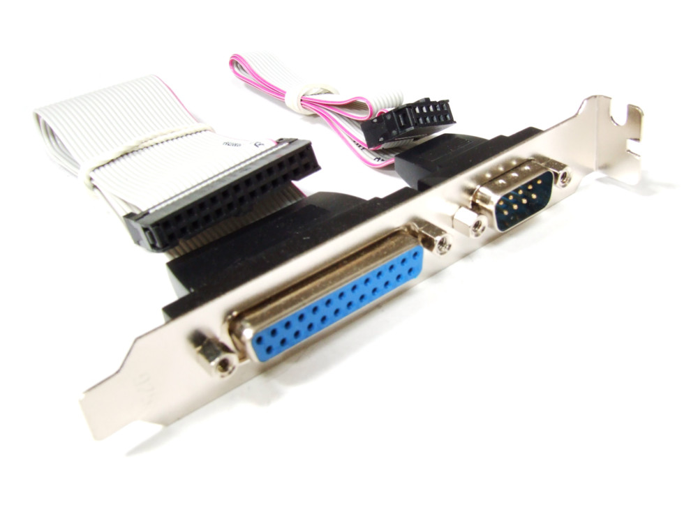 D-Sub Serial Port DB25 Pol/9-Pin Parallel COM RS232 IDC 10+26 2mm w ...