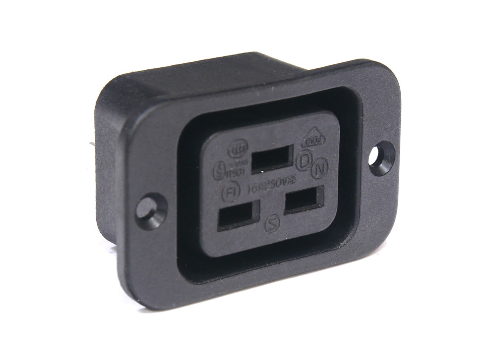 C19 Snap-In Panel Mount Outlet Power Connector IEC60320 Plug Female ...