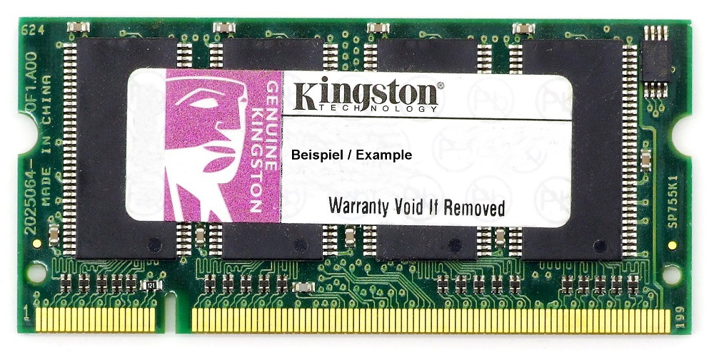 512MB Kingston DDR1 RAM PC2100S 266MHz SO-DIMM KSY-GRX500/512 Sony PCGE ...