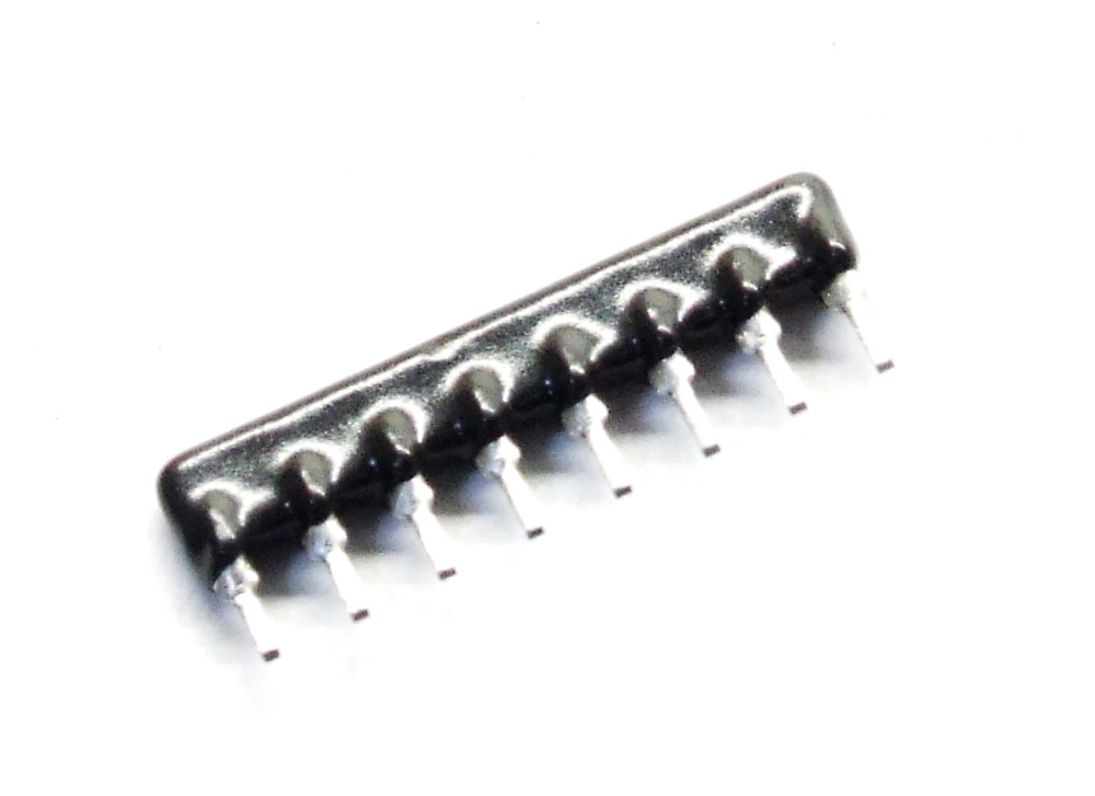 5x 470R Ω Ohm SIP-8 Resistor Array Networks/Widerstandsnetzwerke 5% RKL ...